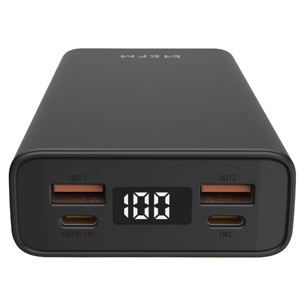 EFM 20,000mAh Digital Power Bank - Black